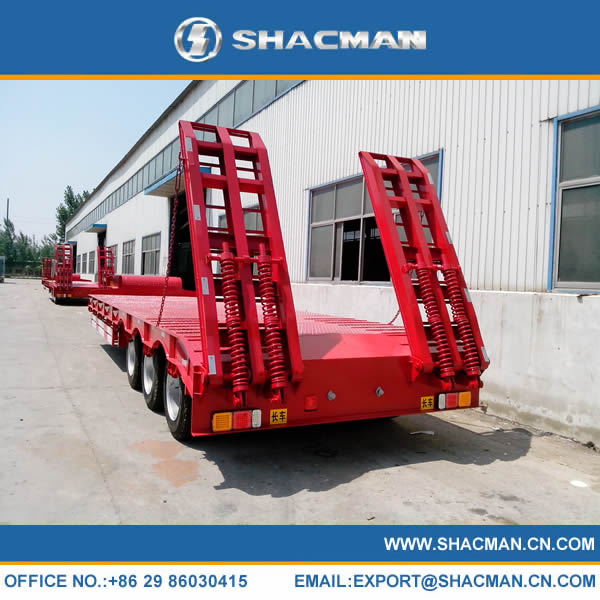60 Ton Lowboy Trailer - Shacman F3000,L3000,M3000,H3000,X3000 truck ...